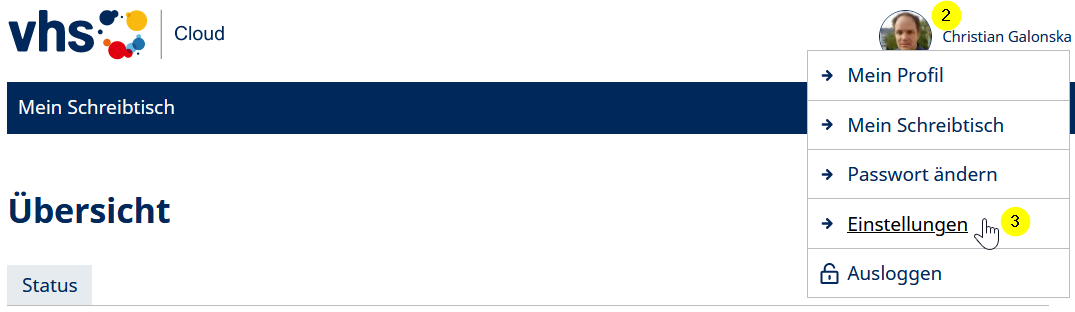 Wo finde ich meinen vhs.cloud-Zugang? – vhs-Online-Akademie Schleswig ...